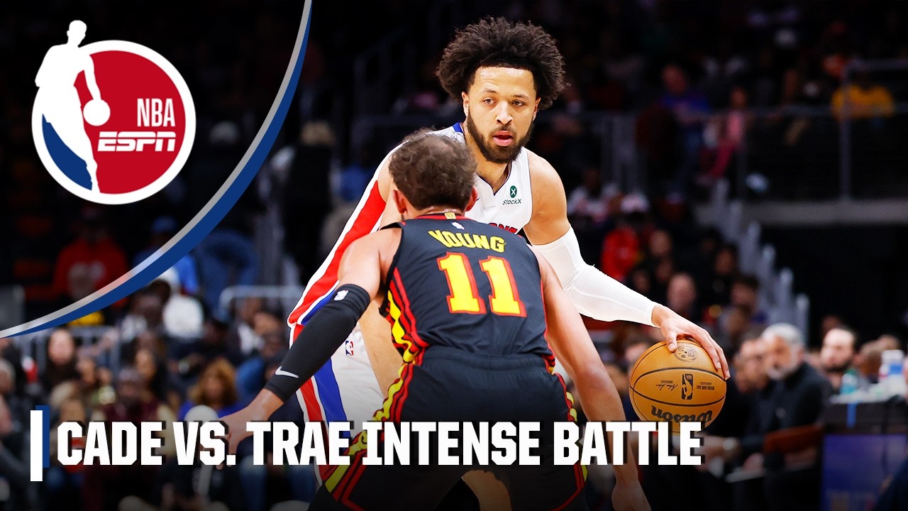 Cade Cunningham & Trae Young BOTH DROP 38 PTS IN INTENSE BATTLE 🔥 Pistons defeat Hawks | NBA on ...