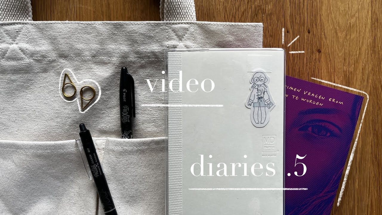 Video diaries .5 | new notebook setup, books & stationery shopping ...