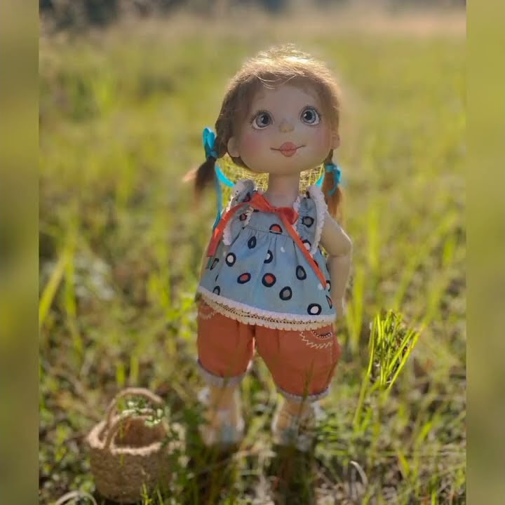 Текстильная кукла Малышка - YouTube