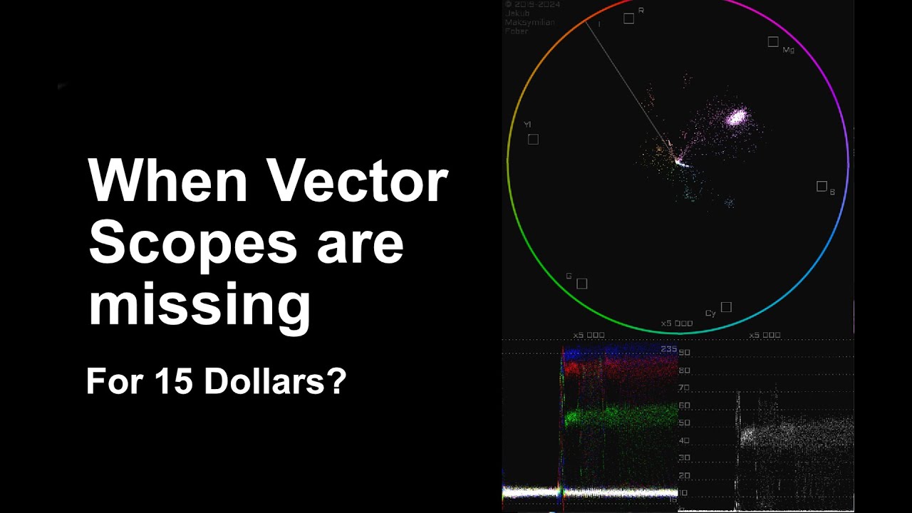 Cheap 3rd Party Color Correcting Vector Scope & Waveform. Costs Only 15 Dollars? - YouTube