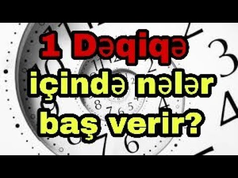 1 dəqiqədə Dünyada nələr baş verir?