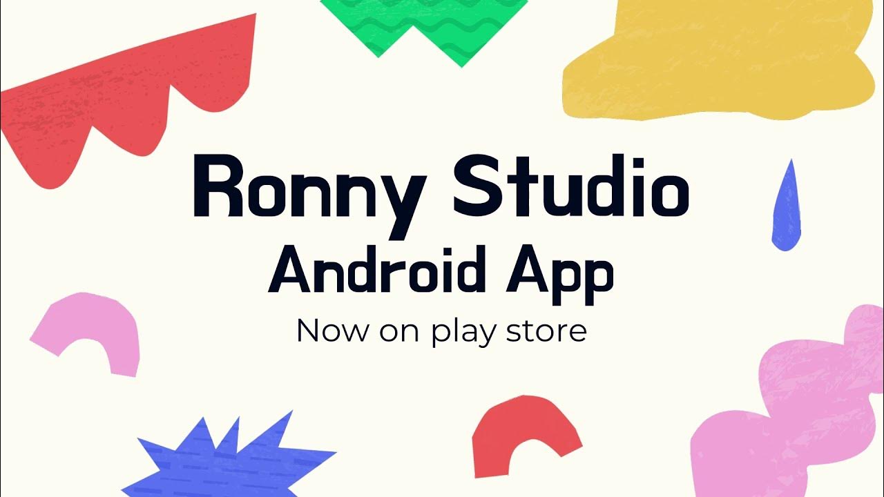 Ronny Studio Android App to download the Android UI KIT-2021 - YouTube