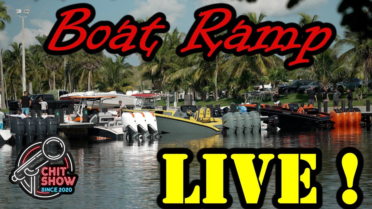 Live from Black Point Marina Boat Ramp in Miami (Chit Show) - YouTube