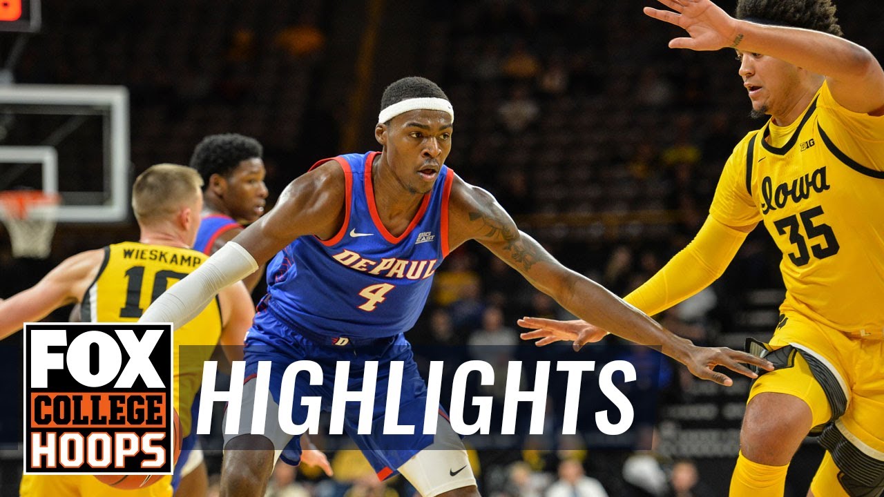 DePaul beats Iowa 93-78 to improve to 4-0 | FOX COLLEGE HOOPS ...