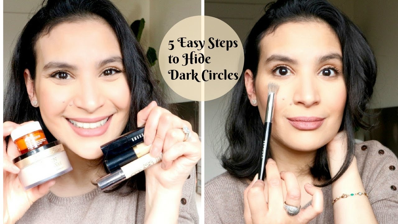 COMMENT CAMOUFLER SES CERNES ? 5 étapes pour les faire disparaitre⎮DARK ...