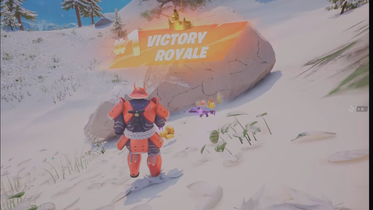 Winning as Samurai Baymax in Fortnite - YouTube