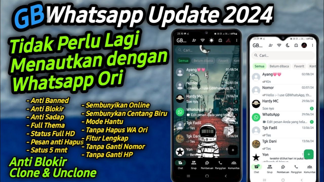 GB Whatsapp New Update 2024 | Whatsapp Mod 2024 Tanpa Menautkan - YouTube