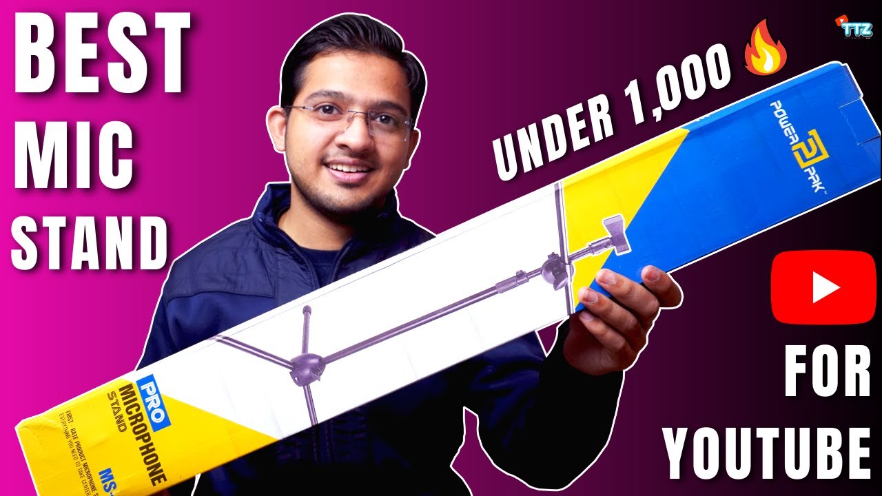 Best Mic Stand For YouTube Videos⚡ Boom Mic Stand Setup Under Rs.1000 ...