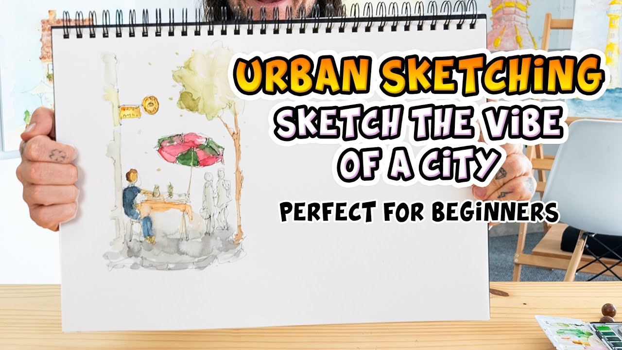 How to Capture the VIBE of a City | Urban Sketching | Sketchy Brett ...