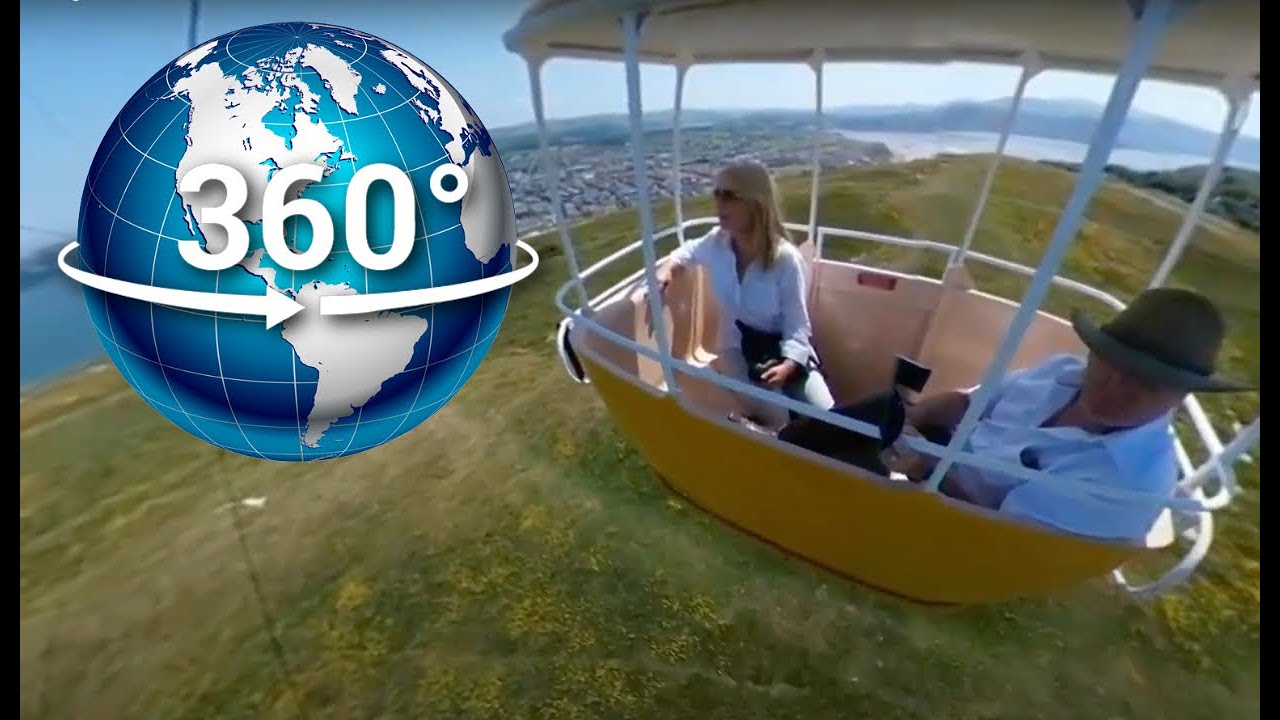 Amazing panoramic Cable Car Ride in 360˚ freecapture - YouTube