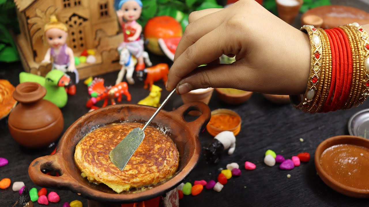 Miniature Potato Omelette | Miniature Cooking | Tiny Food | Mini ...