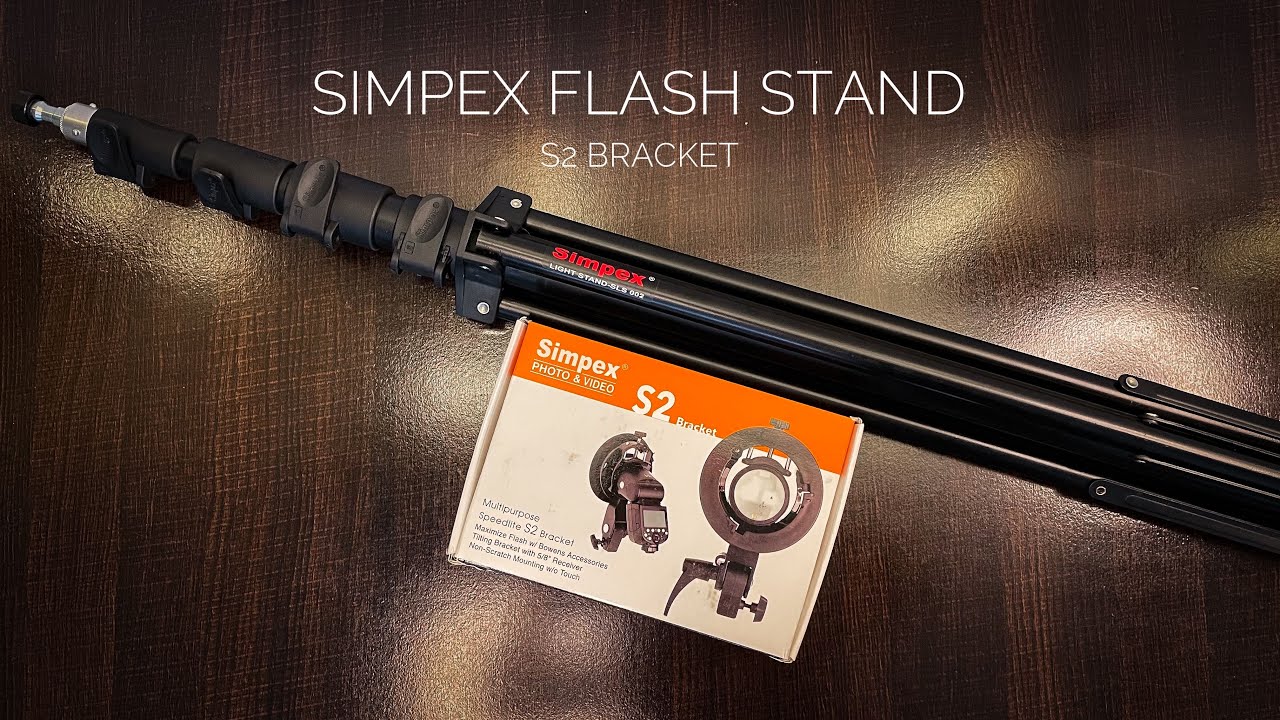 Simpex Flash light Stand And S2 Bracket Unboxing - YouTube
