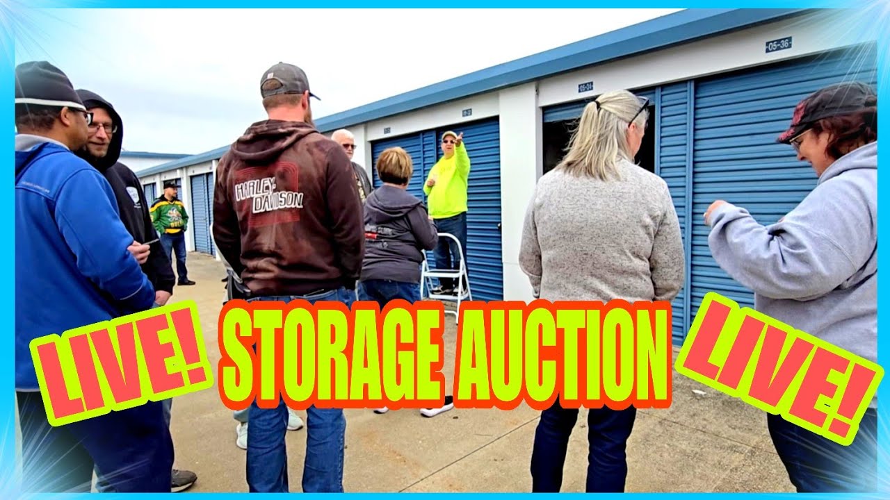 LIVE Storage Wars Auction With 13 ABANDONED Storage Units in Ohio - YouTube