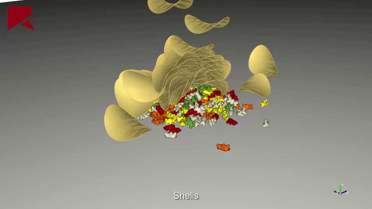 Demonstration of Rocky DEM particle types - YouTube