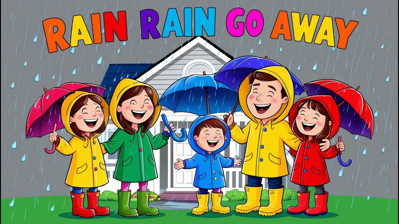 Rain Rain Go Away (Animated) | Nursery Rhymes For Kids | Kids Song ...