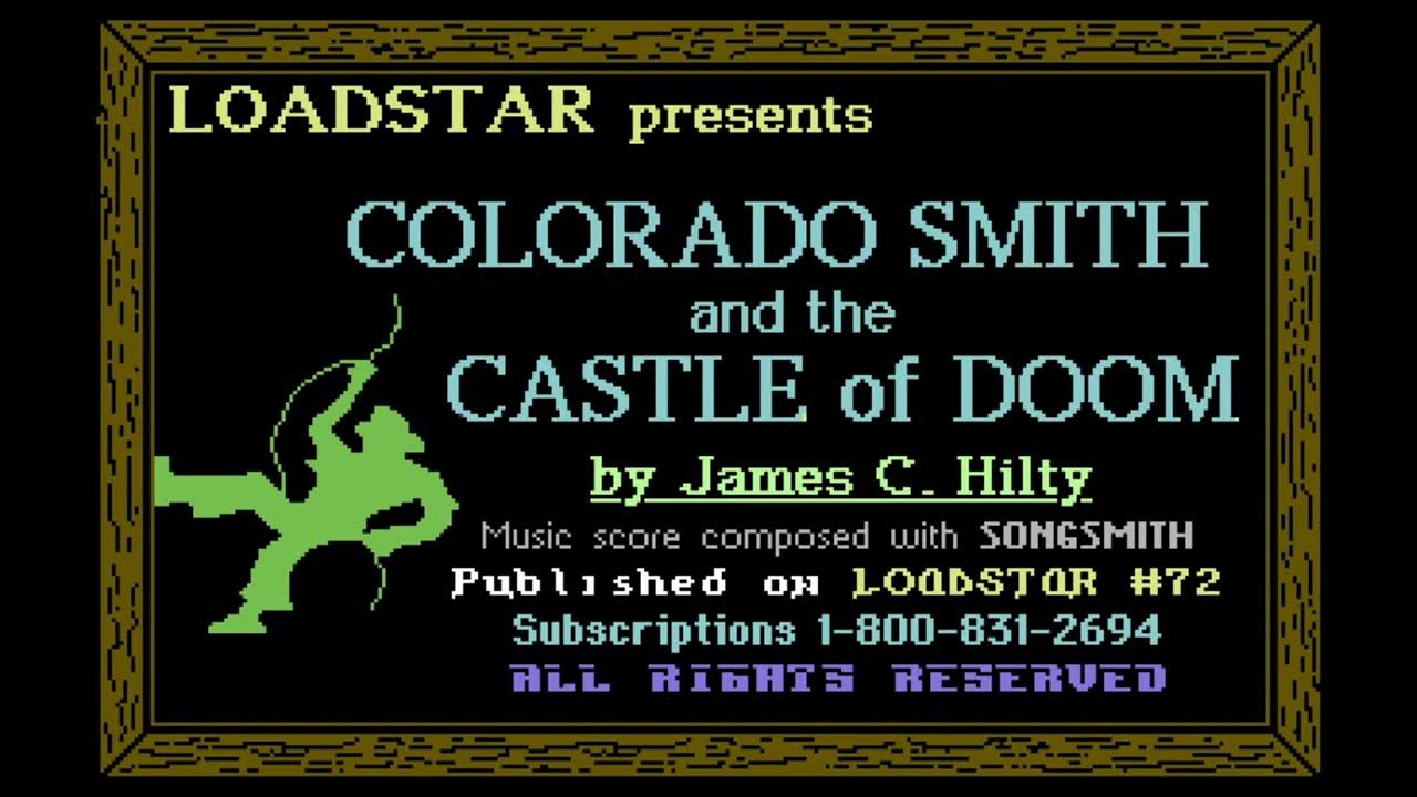C64 Game: Colorado Smith and the Castle of Doom - YouTube