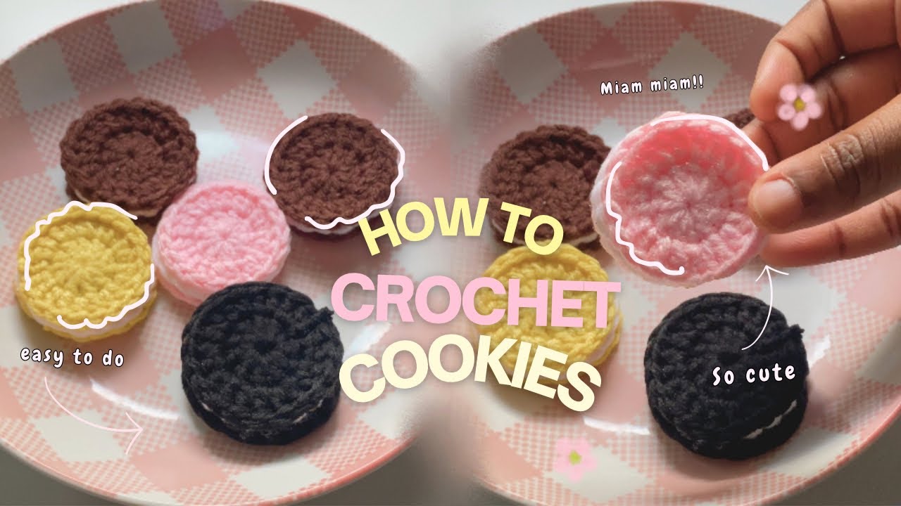 ˚୨୧⋆｡ How to Crochet a Oreo Cookie🍪 ˚ 𐙚 ˚˖ - YouTube