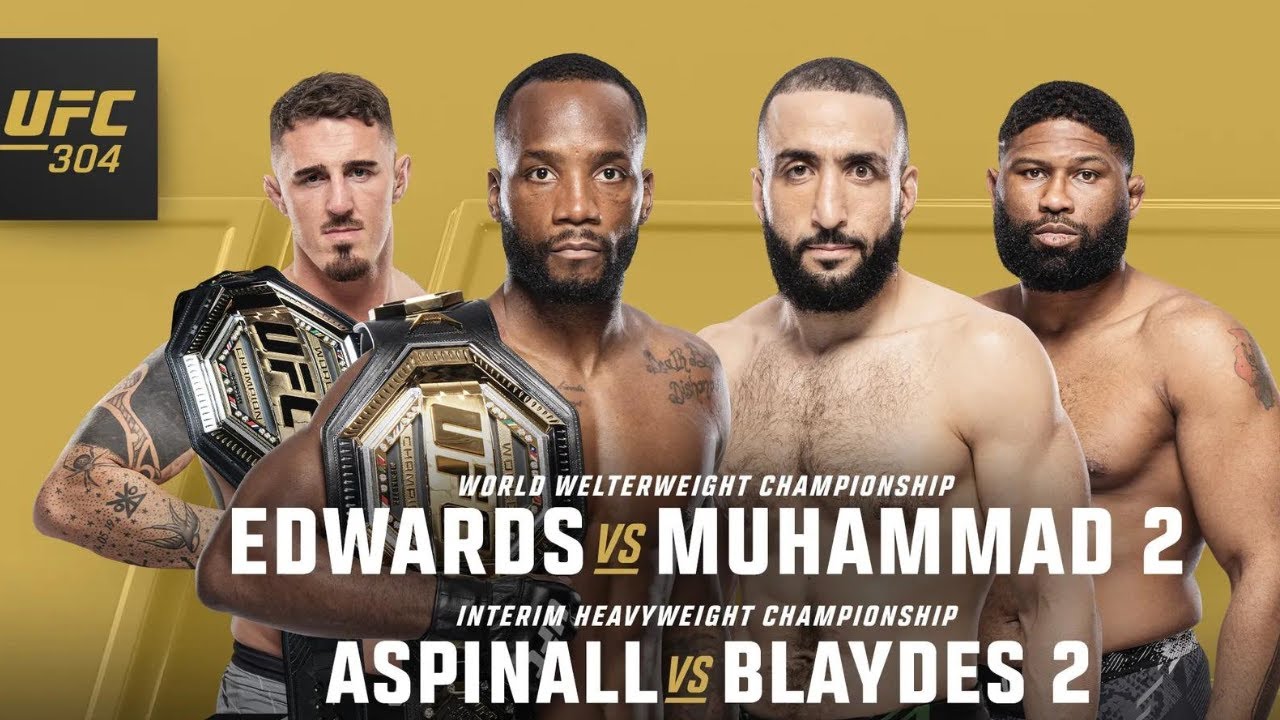 UFC 304 Main Card Predictions - YouTube