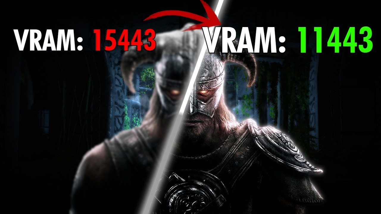Como diminuir uso de VRAM no Skyrim (SE/AE) (VRAMr) - YouTube