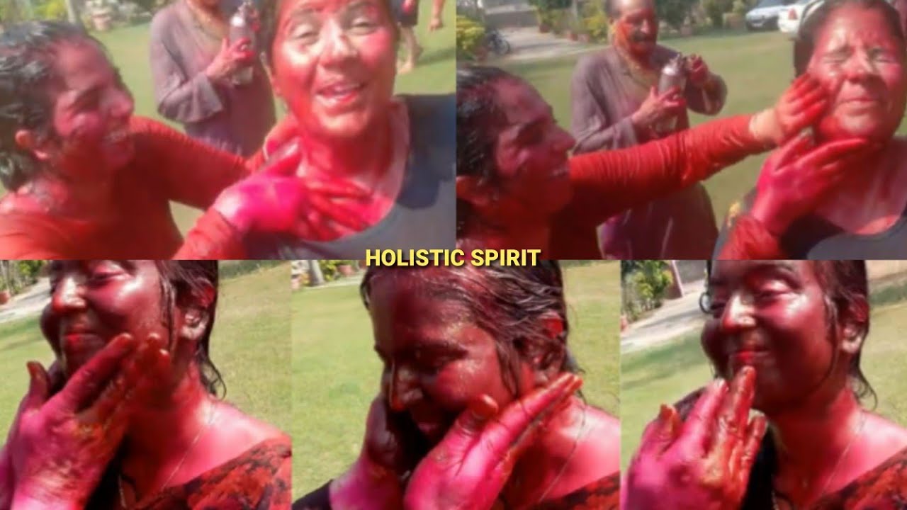 Devar Bhabhi Holi Putai | Pakka Red Rang Holi Putai| देवर-भाभी होली ...