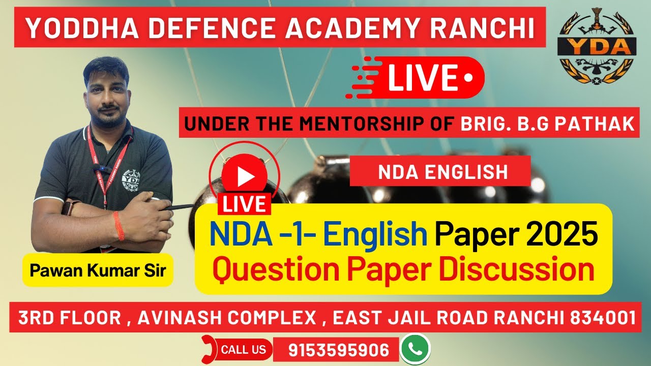 Yoddha Defence Academy Ranchi is live - YouTube