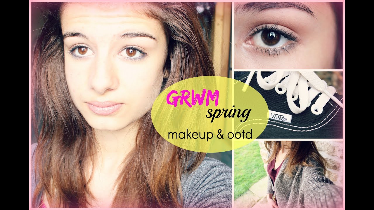 GRWM : Spring (makeup & ootd) ! - YouTube