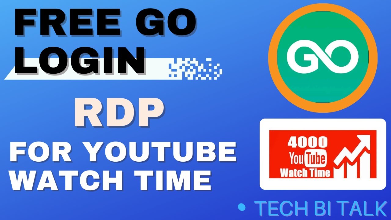 Go Login RDP | Tech Bi Talk - YouTube