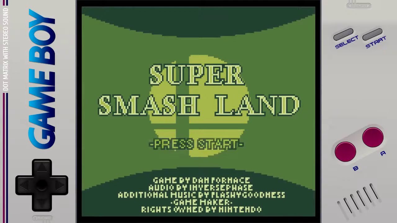 Super Smash Land (Super Smash Bros GameBoy Demake) - Homebrew Games ...