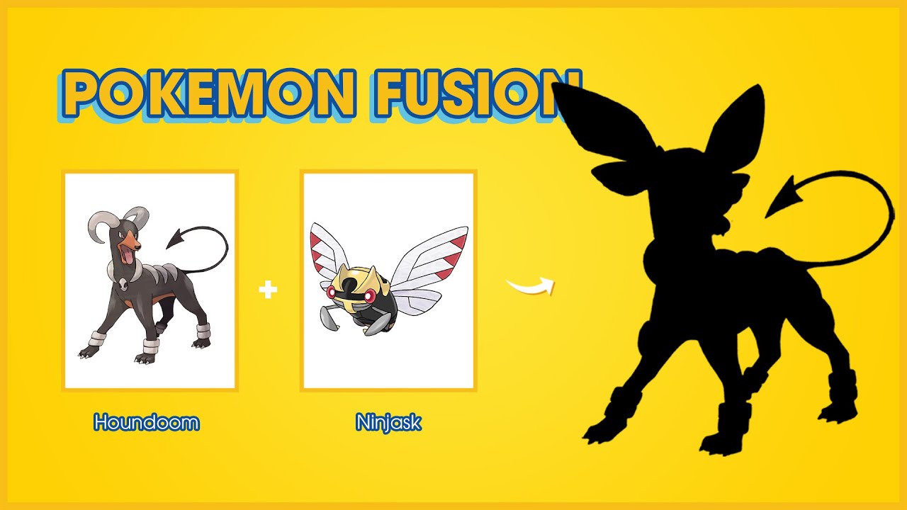 Pokemon Fusion | Houndoom + Ninjask | pokemon infinite fusion - YouTube