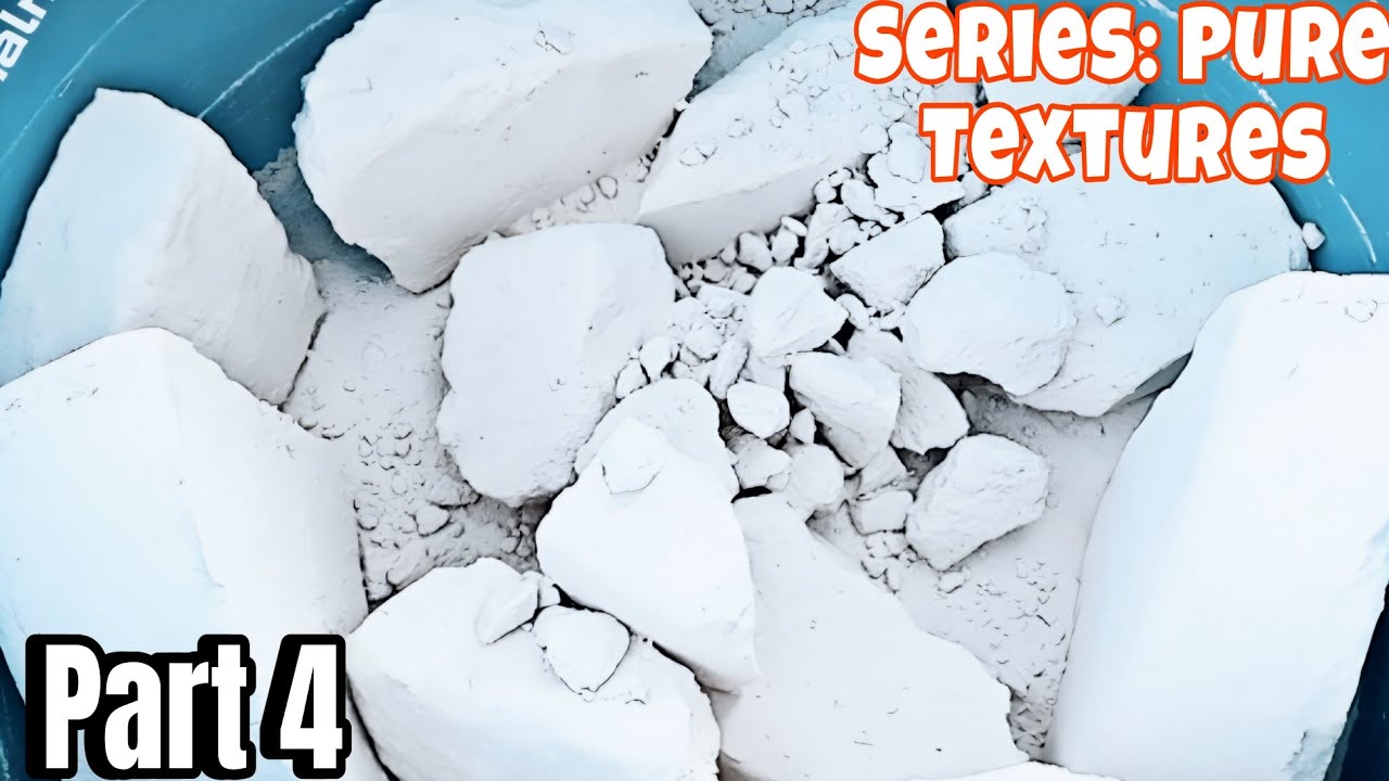Series: P-4, Pure White Sand chunks crumbling in Tub| Pure sand asmr ...
