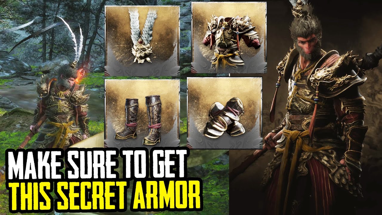 Sun Wukong True Armor Secret Chapter 6 Armor Set Chest Location Black ...