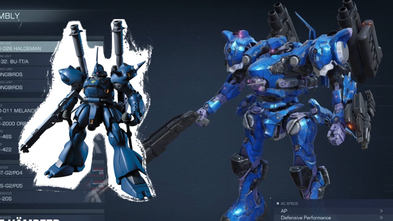 Armored Core 6 - MS 18E Kampfer Build | Gundam - YouTube