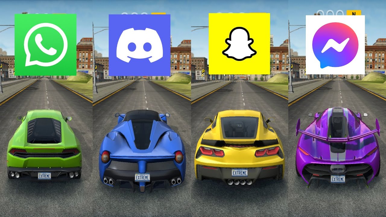 WhatsApp Car Vs Discord Car VS Snapchat Car Vs Messenger Car meme : All ...