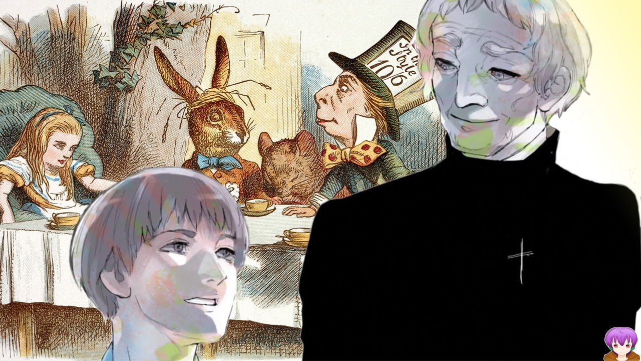 Tokyo Ghoul & Alice in Wonderland Connection - Amon Follows The White ...