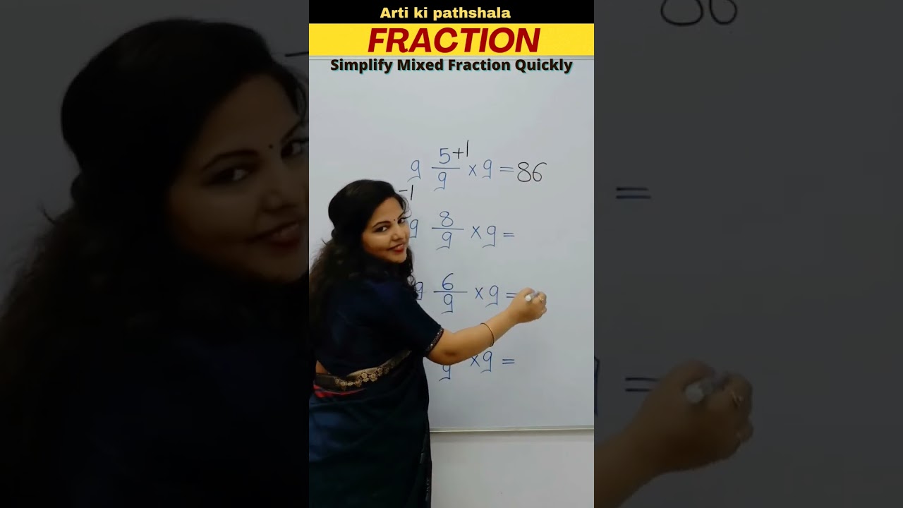 How To Simplify Mixed Fractions fraction simplification shorts How To Simplify Mixed Fractions fraction simplification shorts