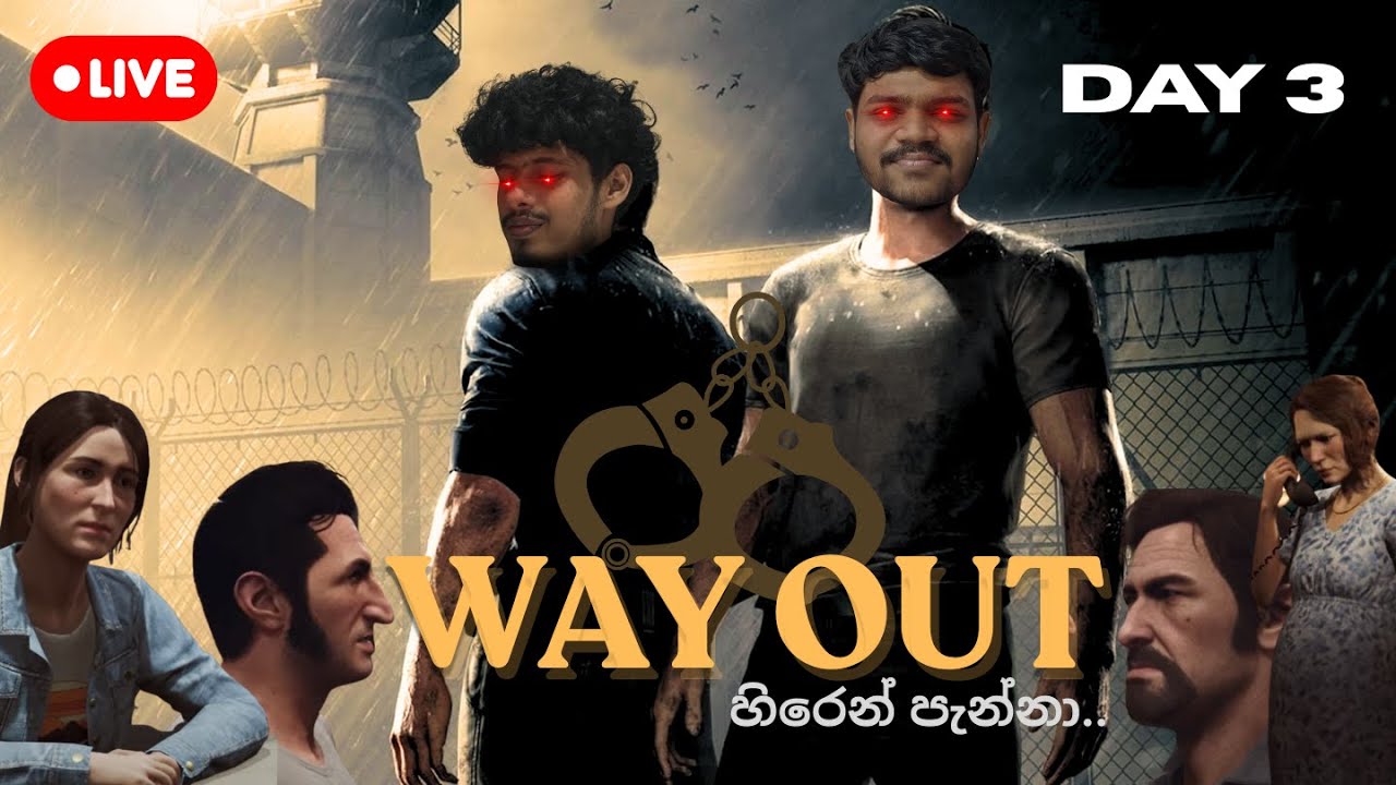 Way Out Live gameplay Day 3 Ending Prison Escape - YouTube