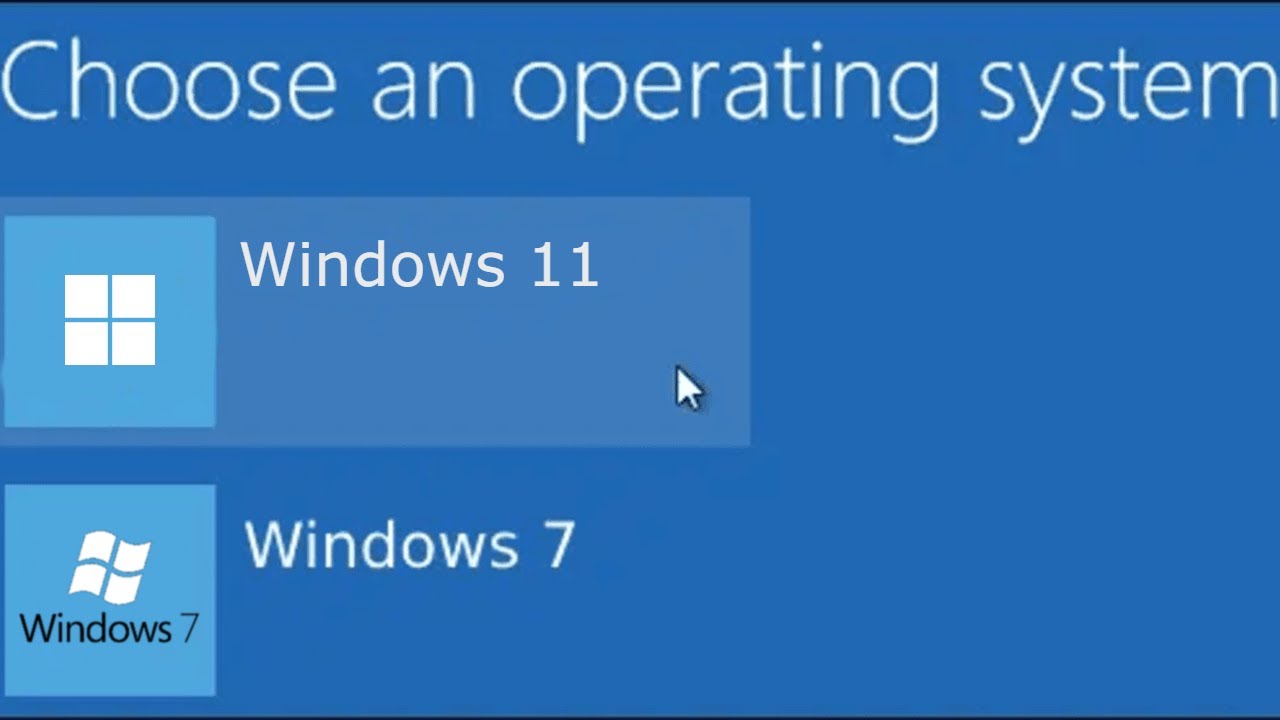 Dualbooting Windows 7 and 11 [Ad-Free version] - YouTube