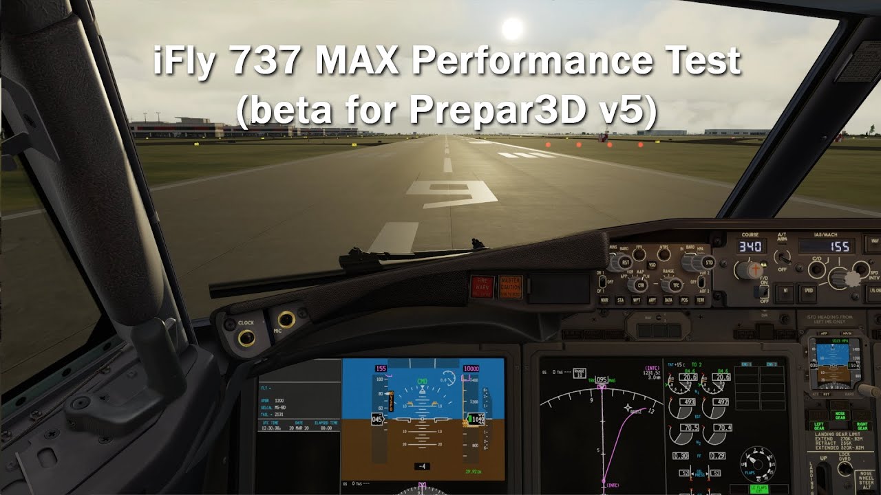 iFly 737 MAX for Prepar3D v5 (beta) Performance Test - YouTube