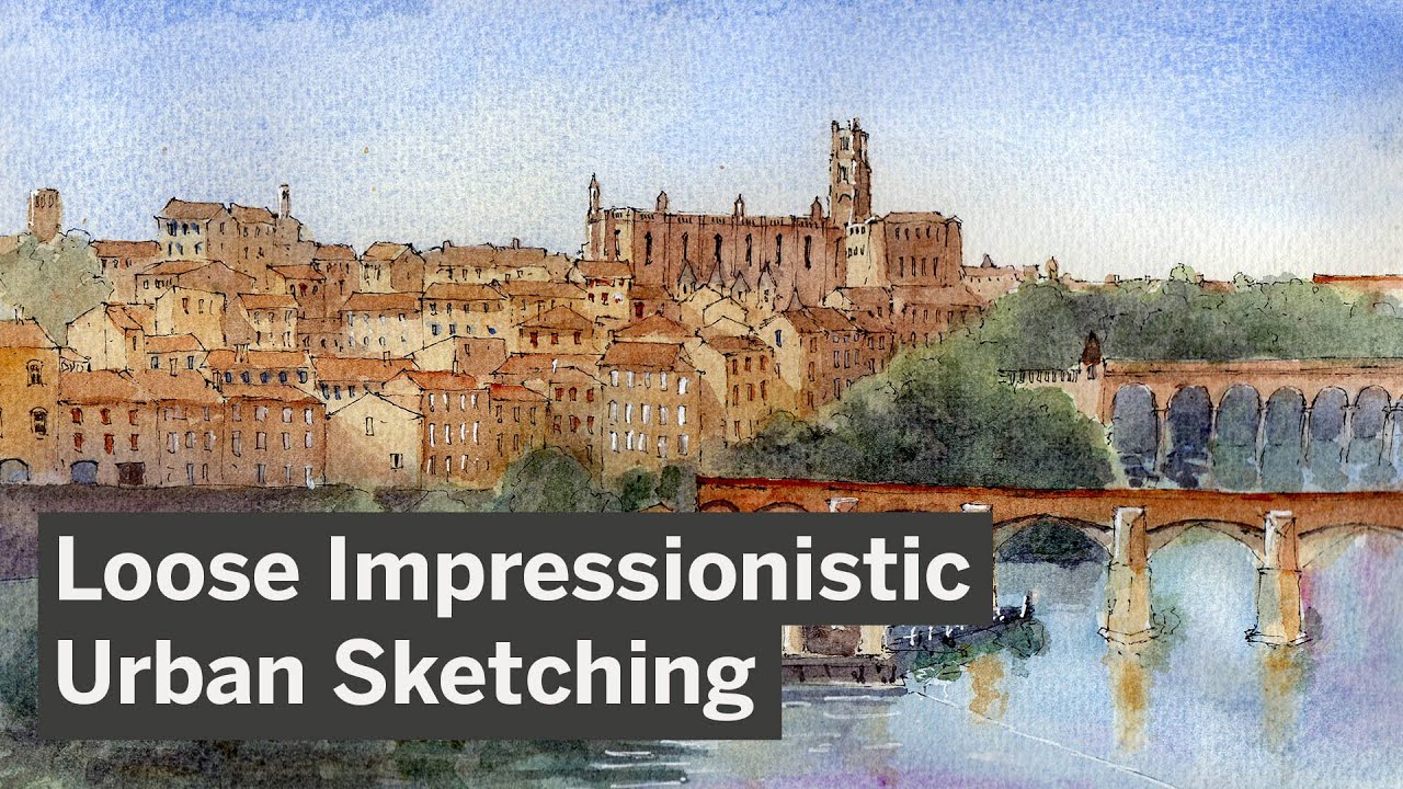 Course Preview - Loose Impressionistic Urban Sketching (Allan Kirk ...