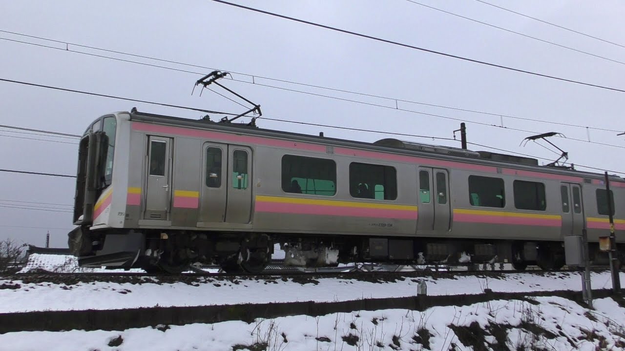 ﾀﾞﾌﾞﾙﾊﾟﾝﾀE129系A34+A5編成信越本線下り435M - YouTube