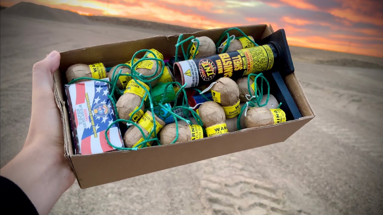 I Found a Small Box of Fireworks! - YouTube