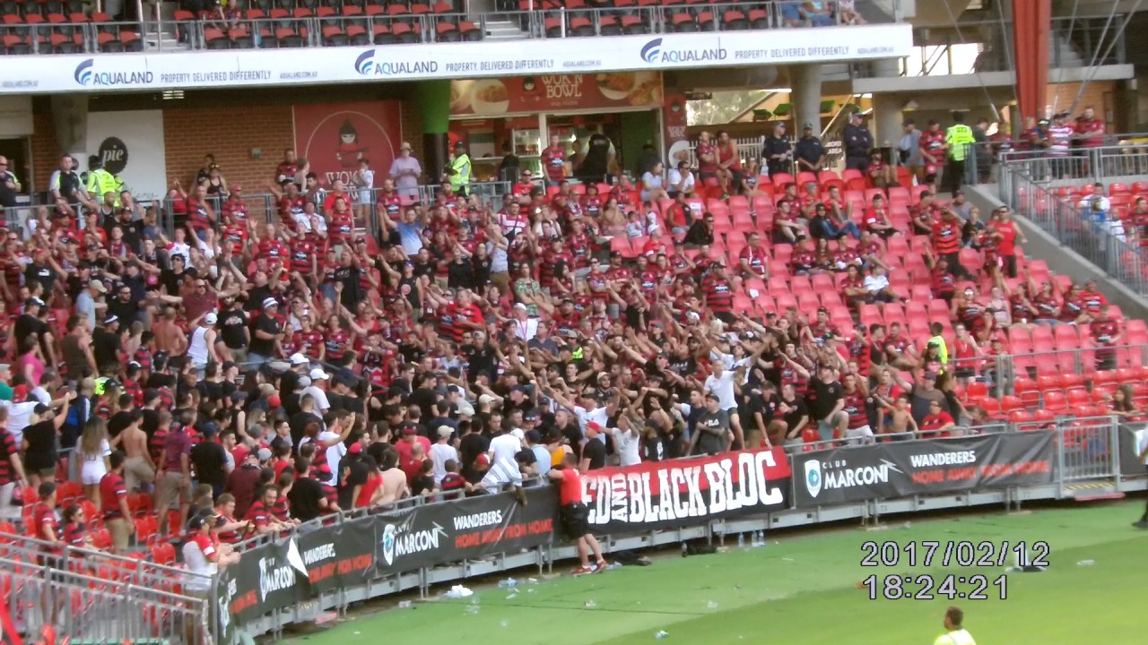 Western Sydney Wanderers V Central Coast- 12-2-17 - RBB V RBB.. - YouTube