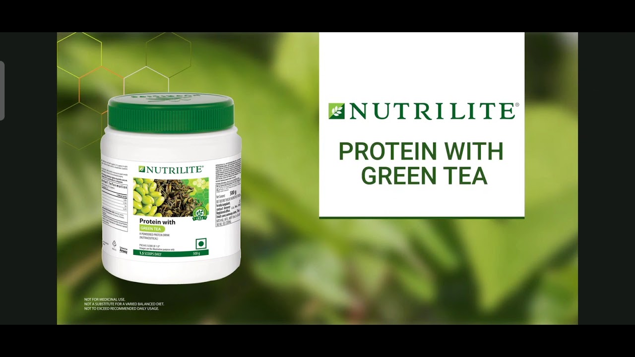 NUTRILITE Protein with Green Tea - YouTube