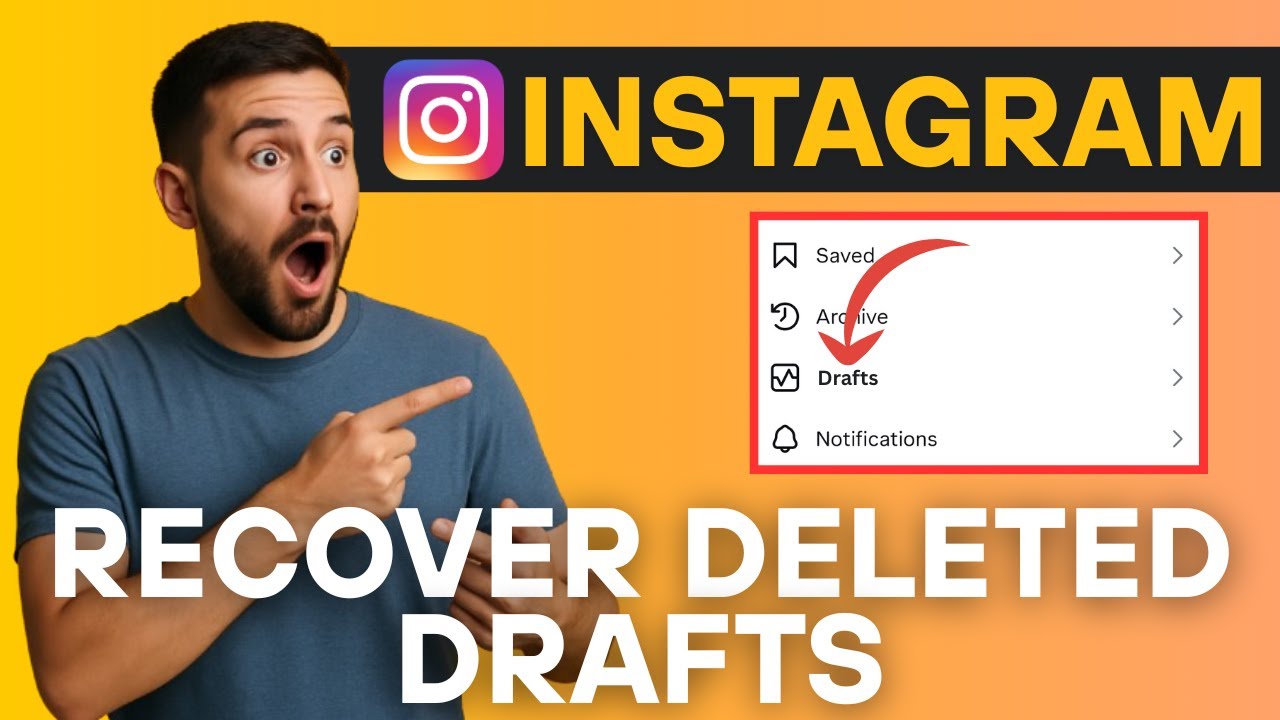 How to Recover Deleted Drafts on Instagram in 2025 (Simplest Method ...