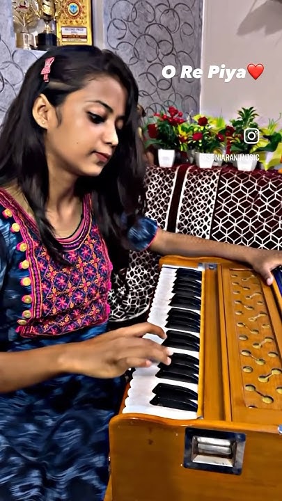 O Re Piya Sargam Part On Harmonium by Sonia Rani Music | Harmonium Music | Hindi Songs - YouTube