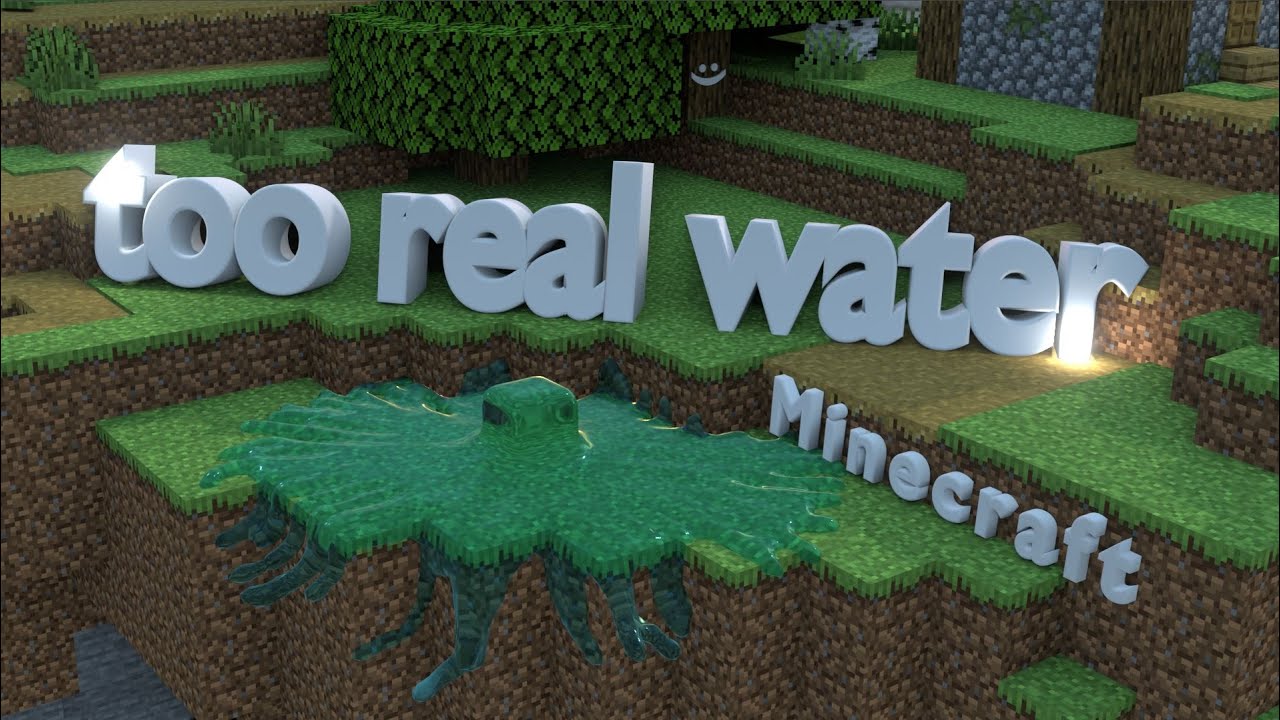 too real water minecraft - YouTube
