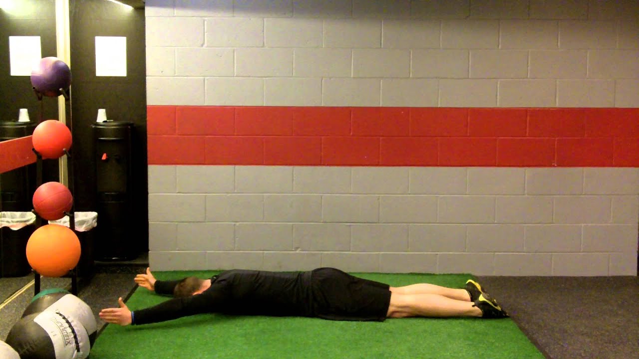 Prone Scapular Y Raise - YouTube