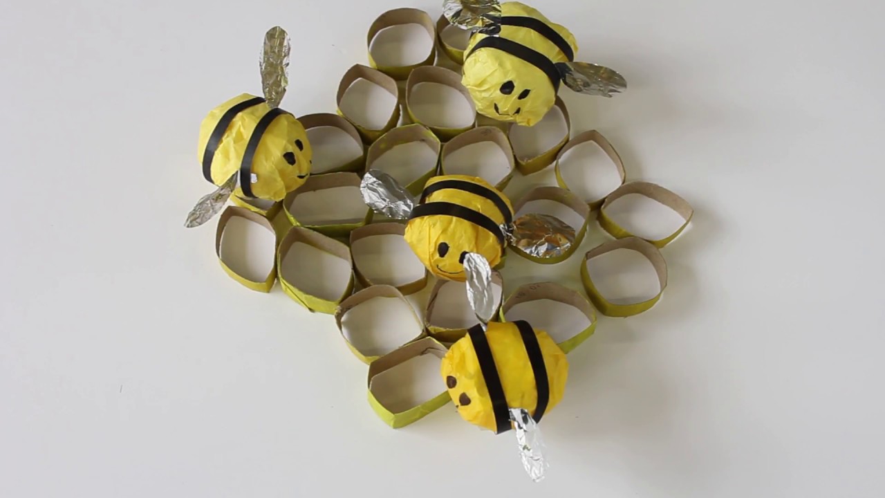 CUTE BEE MAKE 🐝 | 5 MINUTE FUN - YouTube