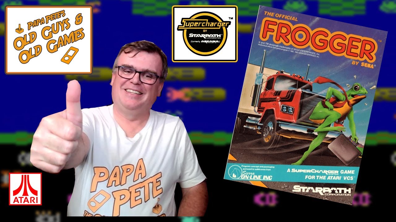 The Original Frogger - Starpath Supercharger - Atari 2600 - Papa Pete's Old Guys & Old Games ...