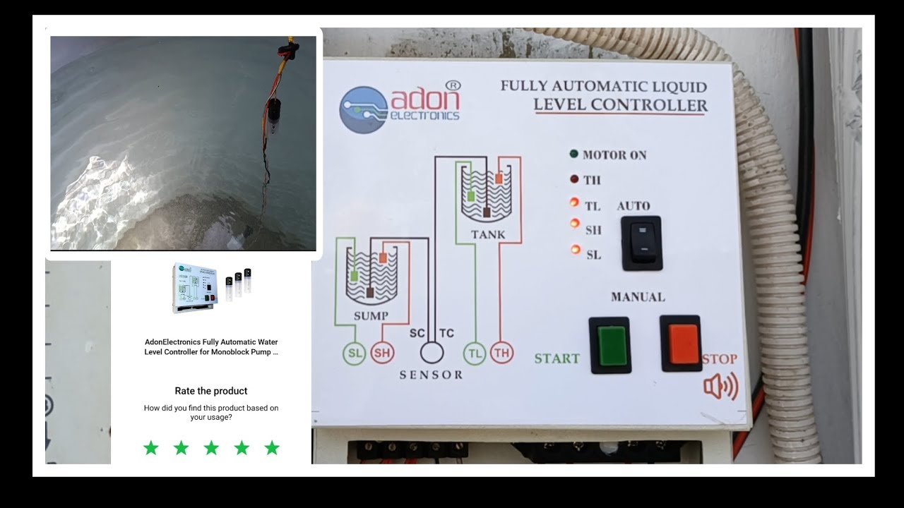motor auto on sensor and auto cut off (water save auto cut off fitting ...